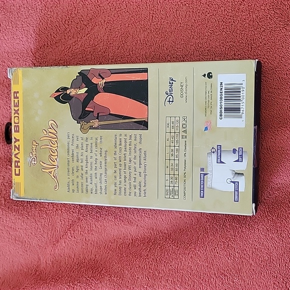 Disney | Underwear & Socks | Disney X Crazy Boxer Aladdin Boxer Briefs ...
